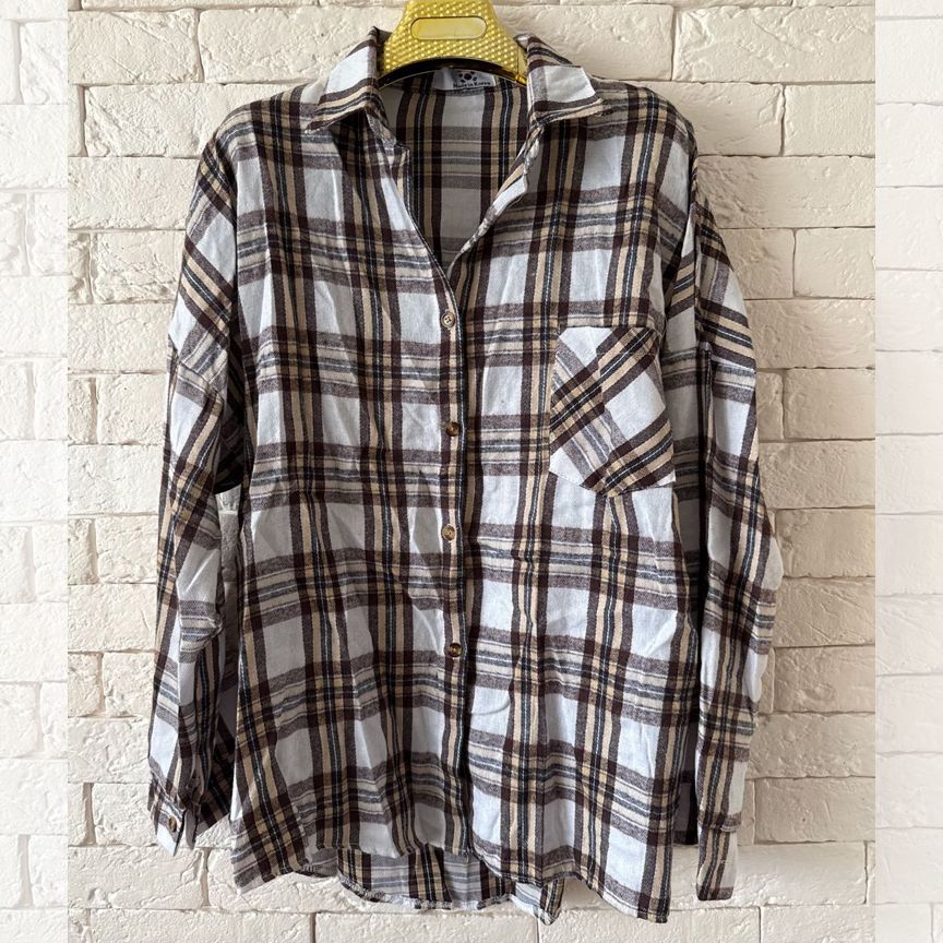 Рубашка женская новая оверсайз